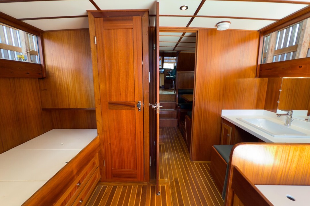 1957 Monk Tri-Cabin - Charles David Yachts